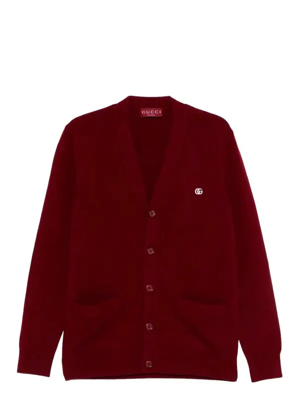 Gucci Wool Long Sleeve Cardigan - Multicolor