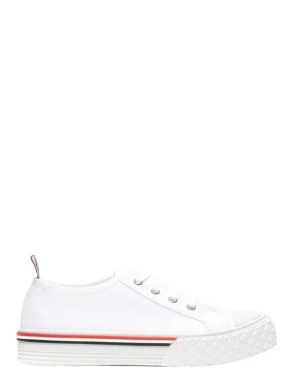 Thom Browne Collegiate Sneakers Fabric - White