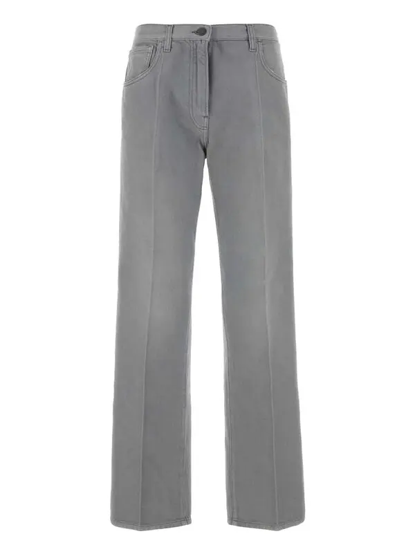 Prada Straight Leg Jeans - Gray