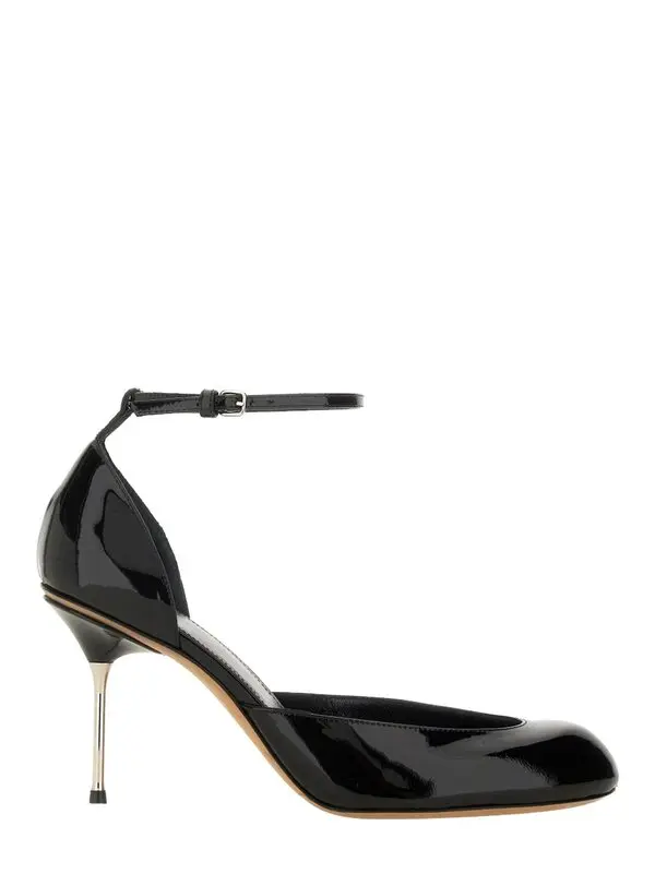 Sportmax Mary Jane Pumps With Ankle Strap - Black