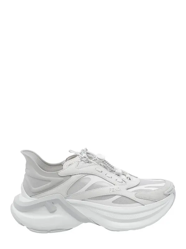 Fendi F-light Low-top Sneakers - White