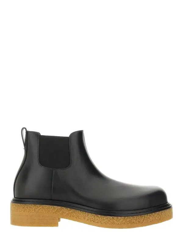 Bottega Veneta Calfskin Chelsea Boots - Black