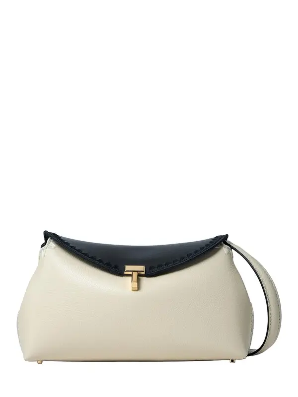 TOTEME T-lock Embroidered Leather Clutch Bag - Multicolor