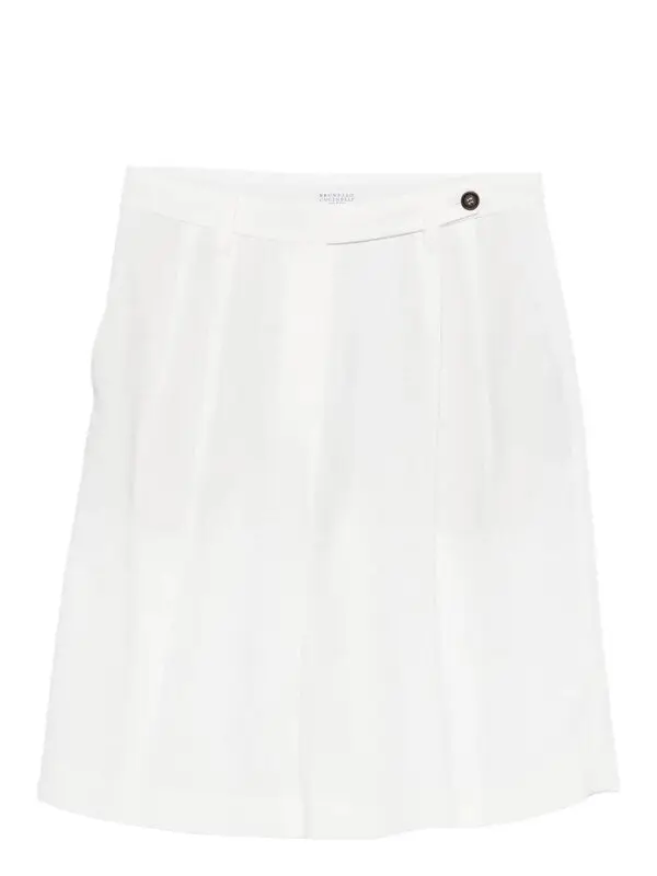 Brunello Cucinelli Viscose Bermuda - Multicolor