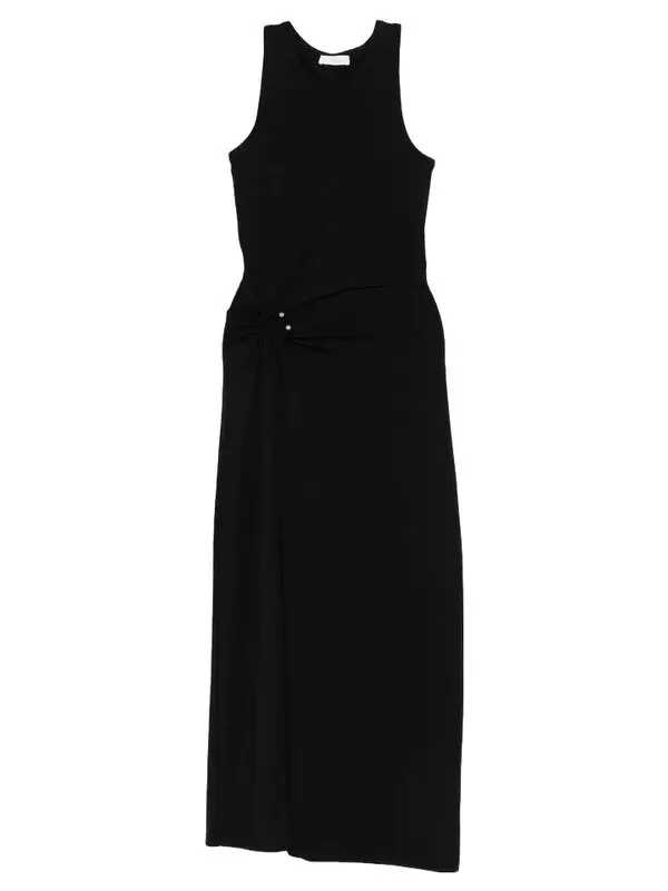 Rabanne Ring Detail Sleeveless Dress - Black