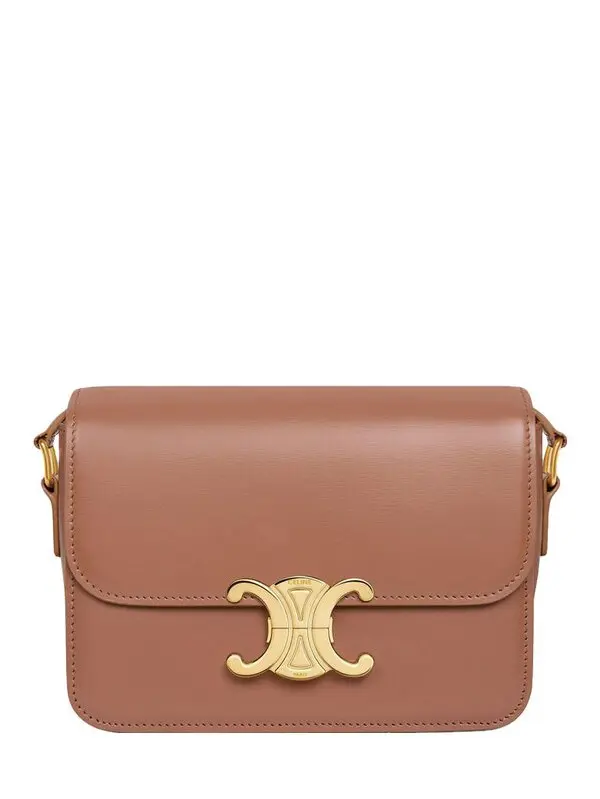 Celine Teen Triomphe Bag In Polished Calfskin - Multicolor
