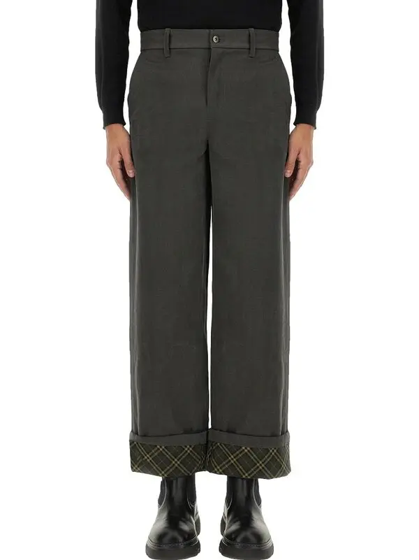 Burberry Carpenter Pants 100% Cotton, Made In Italy - Multicolor