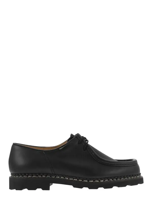 Paraboot Michael Leather Derby Shoes - Black