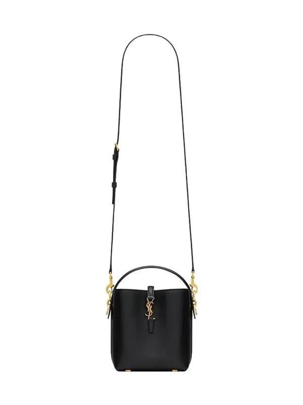 Saint Laurent Le 37 Mini Bag In Polished Leather - Multicolor