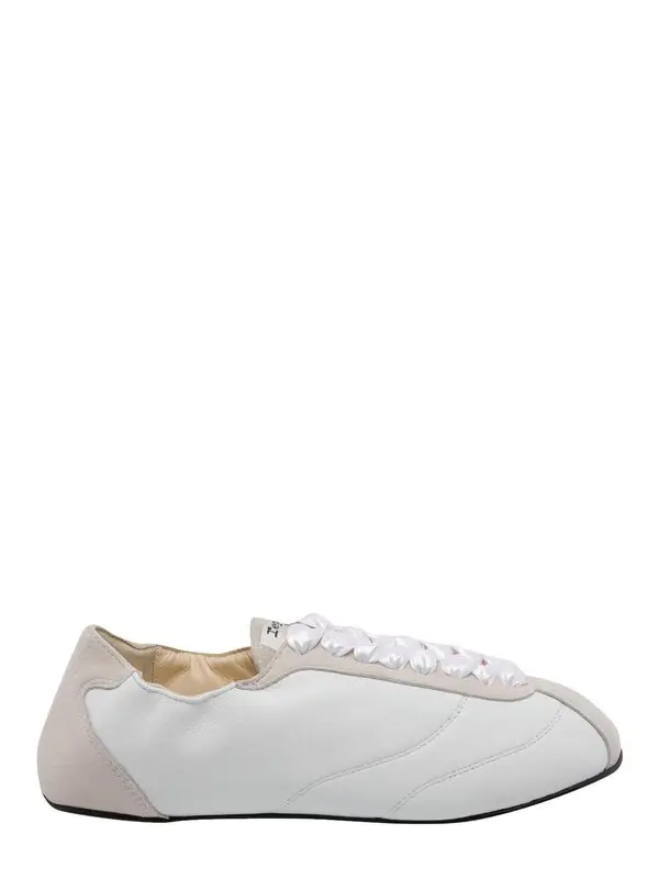 Repetto Silk Tennis Sneakers - White