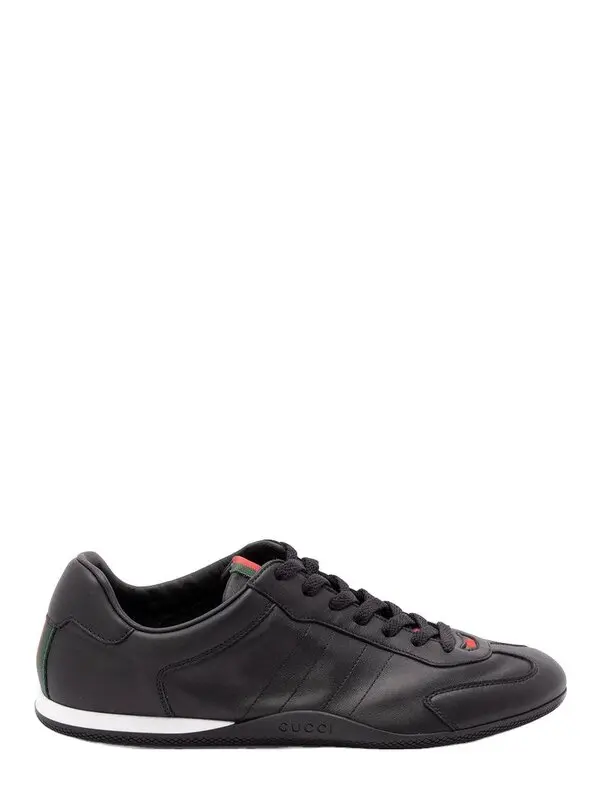 Gucci Shift" Sneakers In Calf Leather - Multicolor