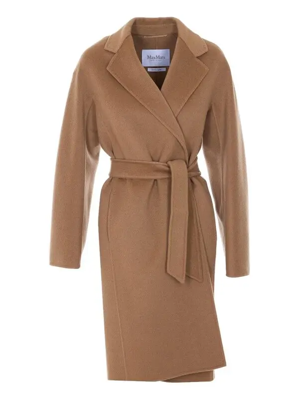 Max Mara Cashmere Belted Coat - Cream
