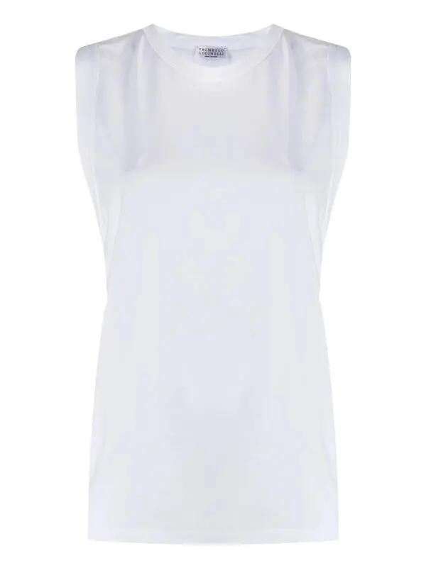 Brunello Cucinelli Cotton Jersey Tank Top - Multicolor