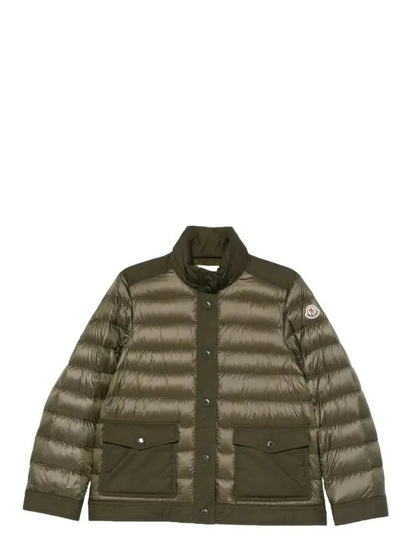 Moncler Quilted Bomber Jacket - Green