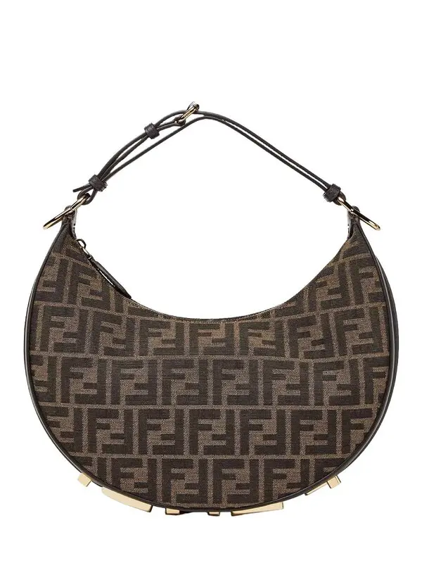 Fendi Ff Jacquard Fabric Handbag - Multicolor