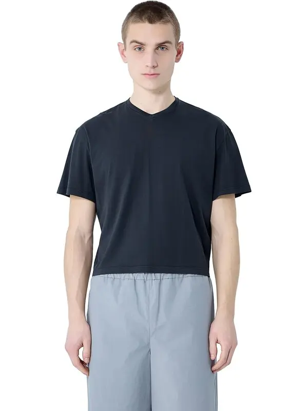 RIER V Neck T-shirt - Black