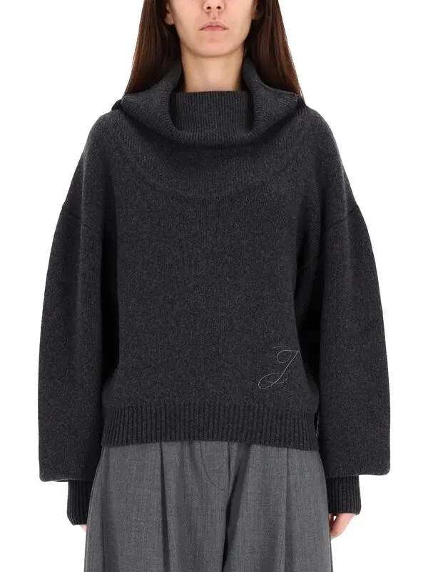 Jacquemus Jersey Ball" Sweater - Gray