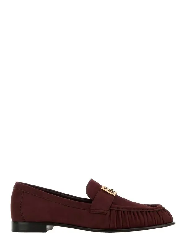 Fendi Suede Loafers With Horsebit Detail - Brown