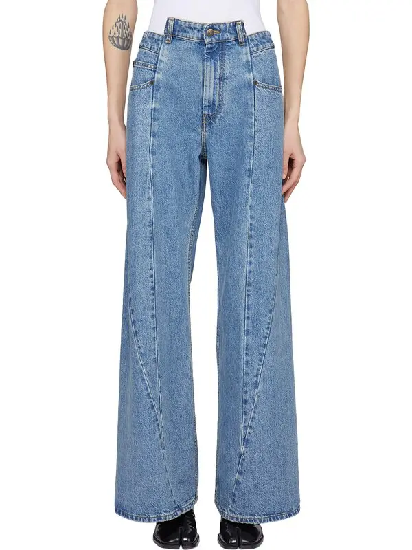 MAISON MARGIELA Wide-leg Jeans - Blue