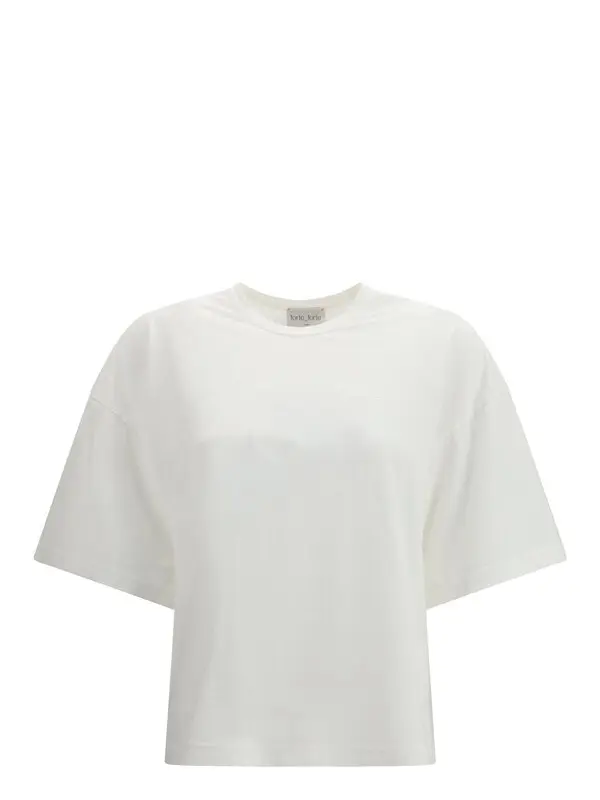 FORTE_FORTE Oversized Cotton Jersey T-shirt - White
