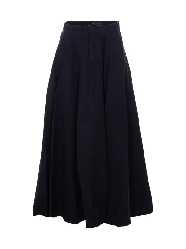 Balenciaga Godet Maxi Skirt - Black