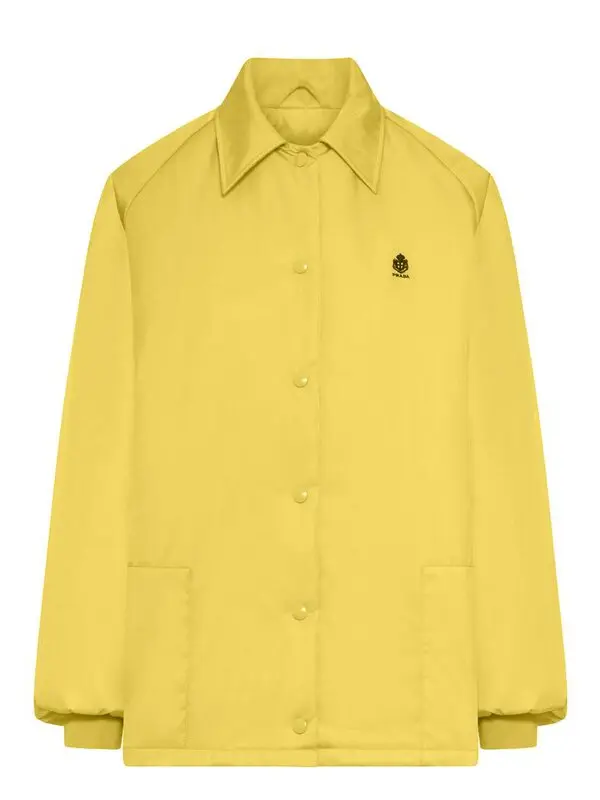 Prada Re-nylon Blouson With Embroidered Logo - Multicolor