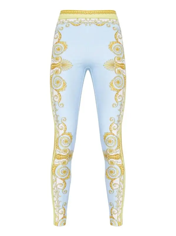 Versace Spring Barocco Leggings - Multicolor