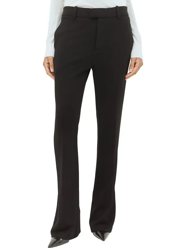 Bottega Veneta Matt Flared Pants - Black