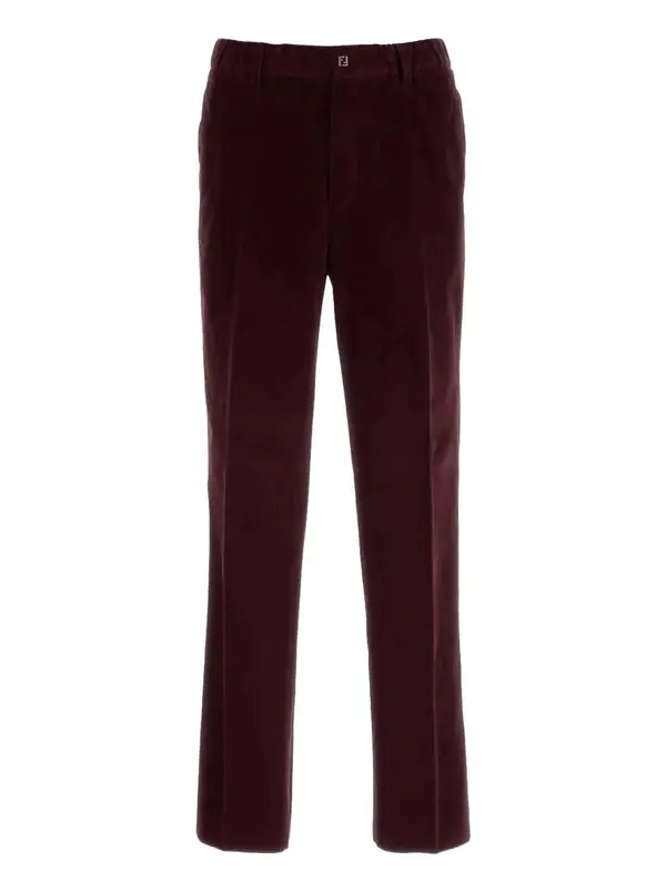 Fendi Corduroy Tailored Trousers - Multicolor