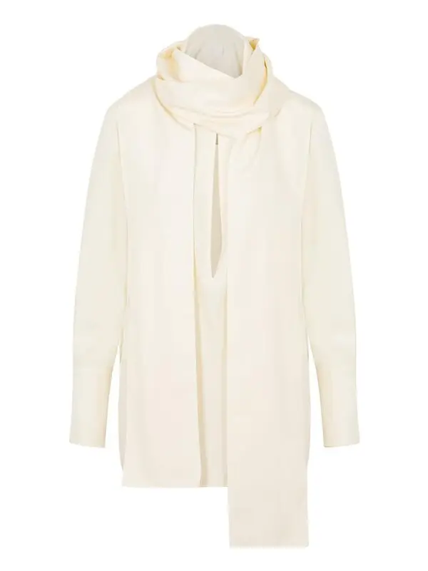 Givenchy Foulard Blouse - White