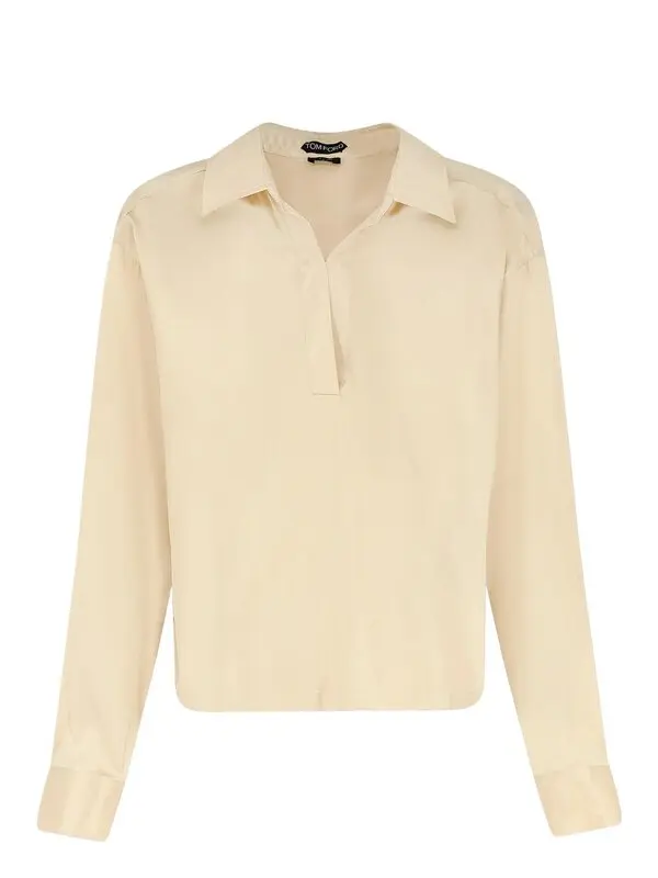 TOM FORD Stretch Satin Shirt - Multicolor