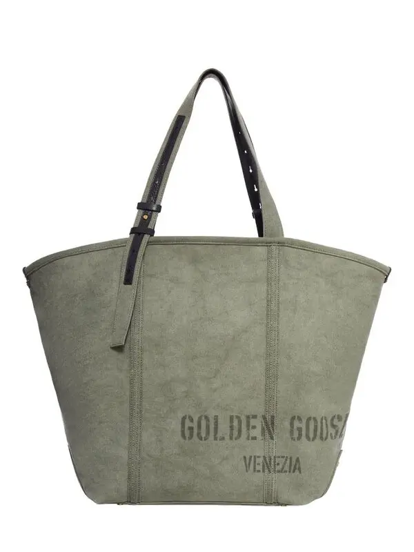 GOLDEN GOOSE Canvas Tote Bag - Multicolor