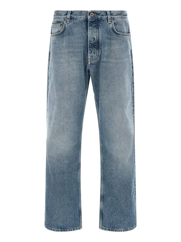 Off-White Half Arrow Denim Jeans - Blue