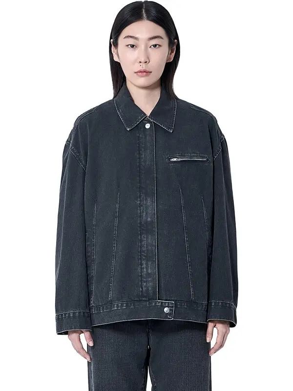 Our Legacy Draft" Japanese Denim Jacket - Black