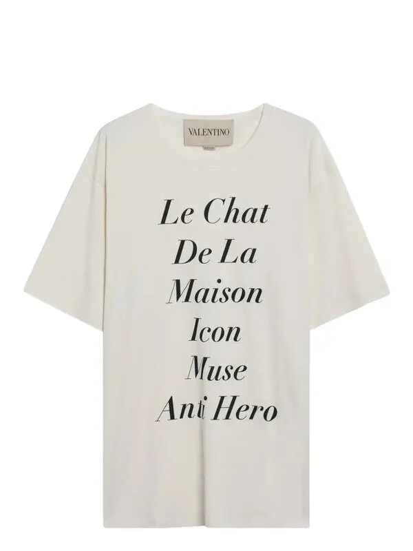 Valentino Garavani Neutrals T-shirts & Vests T-shirts - Cream