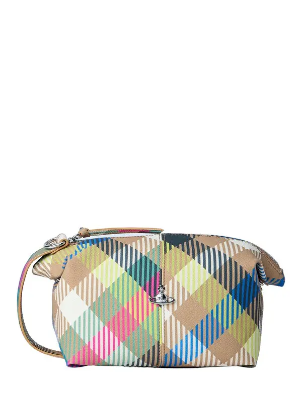 VIVIENNE WESTWOOD Orb Motif Cosmetic Bag - Cream