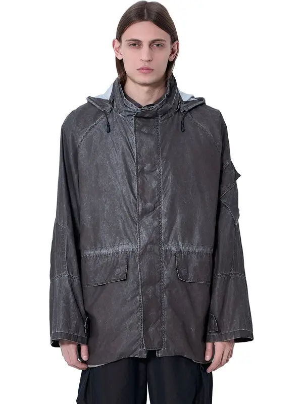 Our Legacy Horizon Jacket In Washed Nylon - Brown