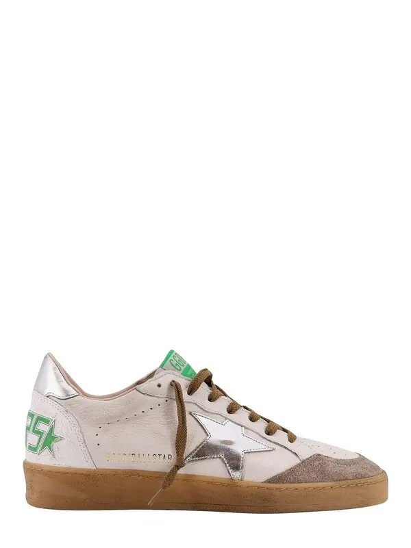 GOLDEN GOOSE Ball Star Leather Sneakers - Multicolor