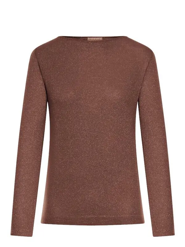 Brunello Cucinelli Lightweight Cashmere And Silk Sparkling Sweater - Multicolor