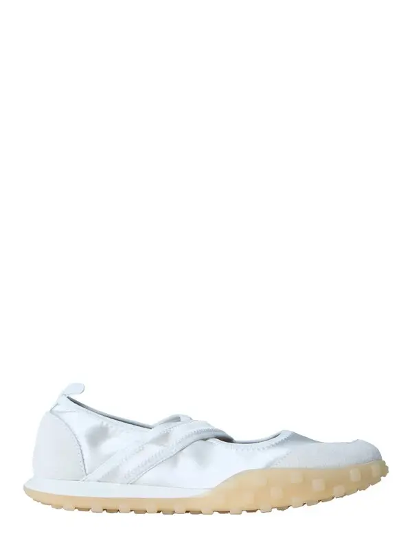 JIL SANDER Satin Strap Slip-on Shoes - White