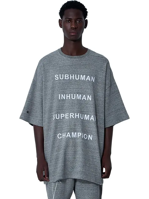 Rick Owens Tommy T-shirt - Gray