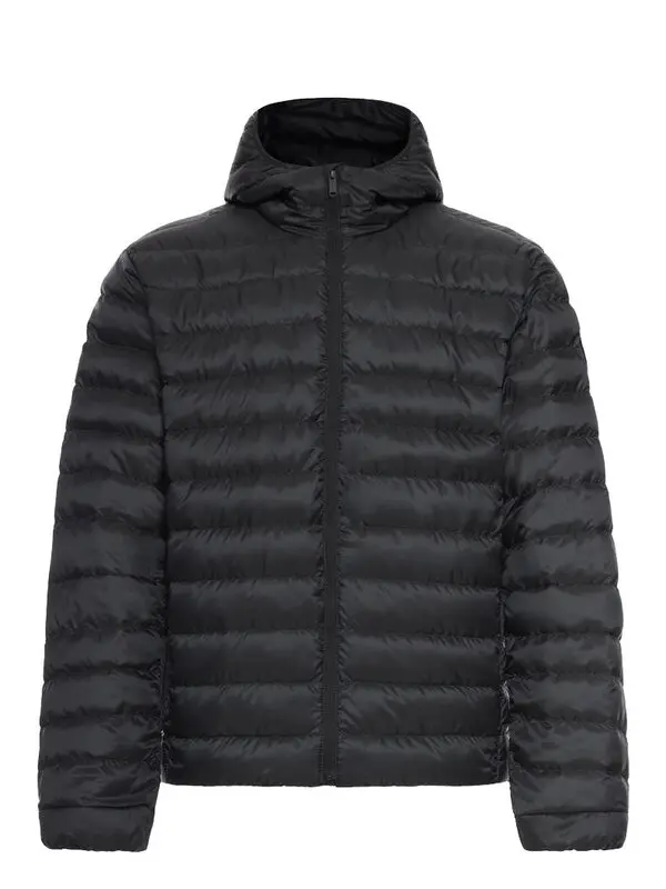 Canada Goose Stratus Tonal Label Hooded Jacket - Black