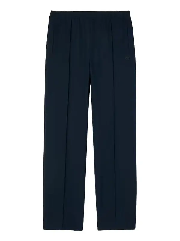 Gucci Dark Embroidered Polyester Trousers - Blue