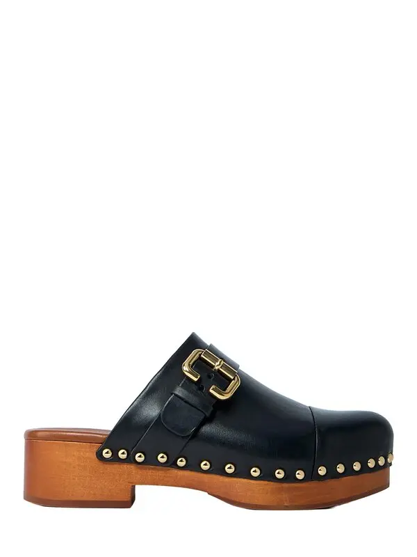 Chloé Jeanette Wedge Clog - Black