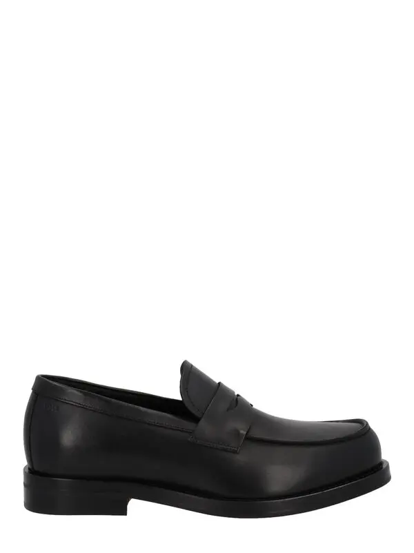 BOSS Leather Loafer - Black