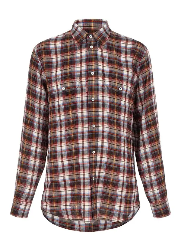 Dsquared2 Canadian Vintage' Shirt - Red