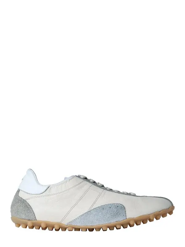 MAISON MARGIELA Low-top Leather And Suede Sneakers - Multicolor