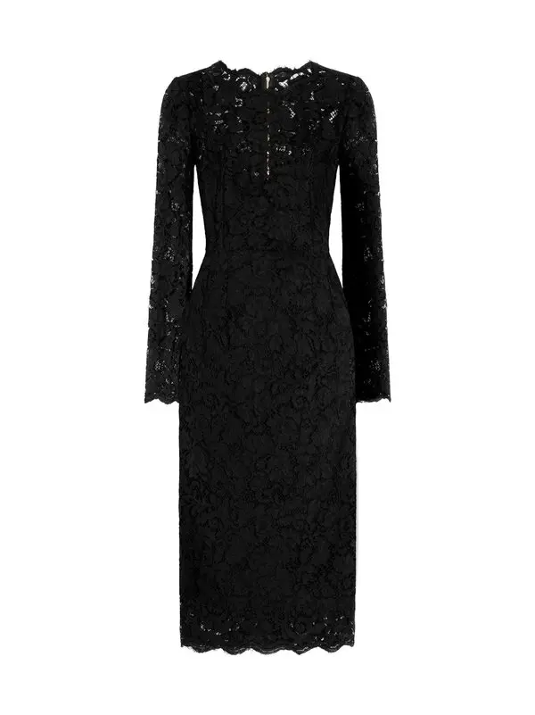Dolce & Gabbana Cordonet Lace Sheath Dress - Multicolor