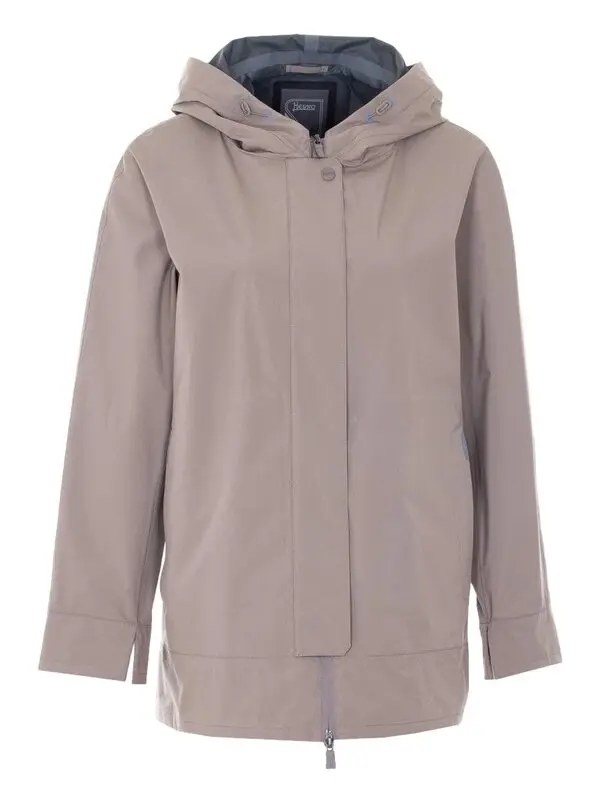 Herno Hooded Long-sleeve Jacket - Cream