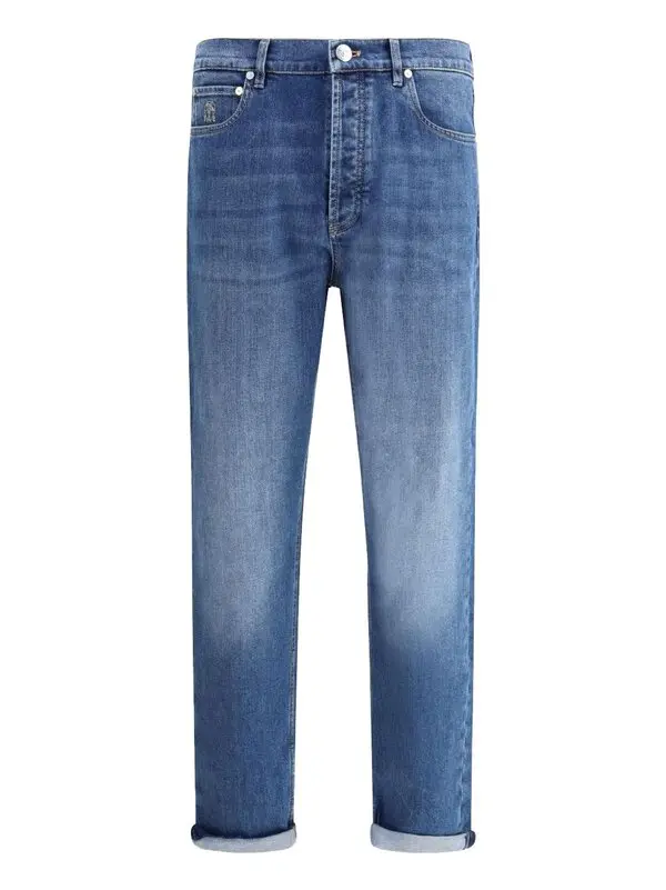 Brunello Cucinelli Denim Cotton Jeans - Multicolor